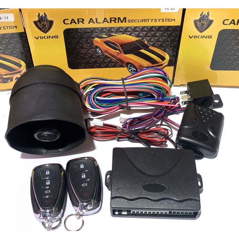Viking VK-12 Car Alarm Security System Keyless Entry | Shopee Philippines