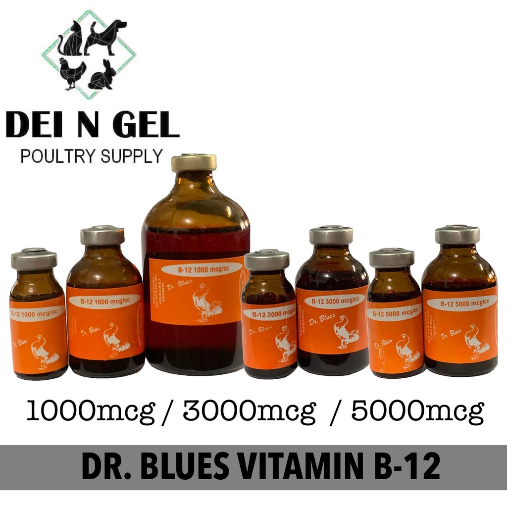 Dr Blues B12 Injectable for Gamefowl Use Only | Shopee Philippines