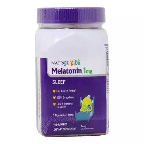 Natrol Kids - Melatonin 1mg (Baby Sleep Candy 180 Tablets) | Shopee ...