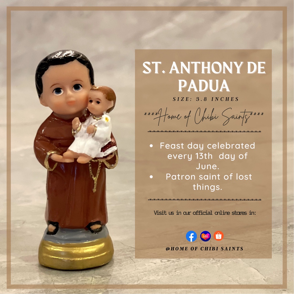 Chibi Saint - St. Anthony de Padua | Shopee Philippines