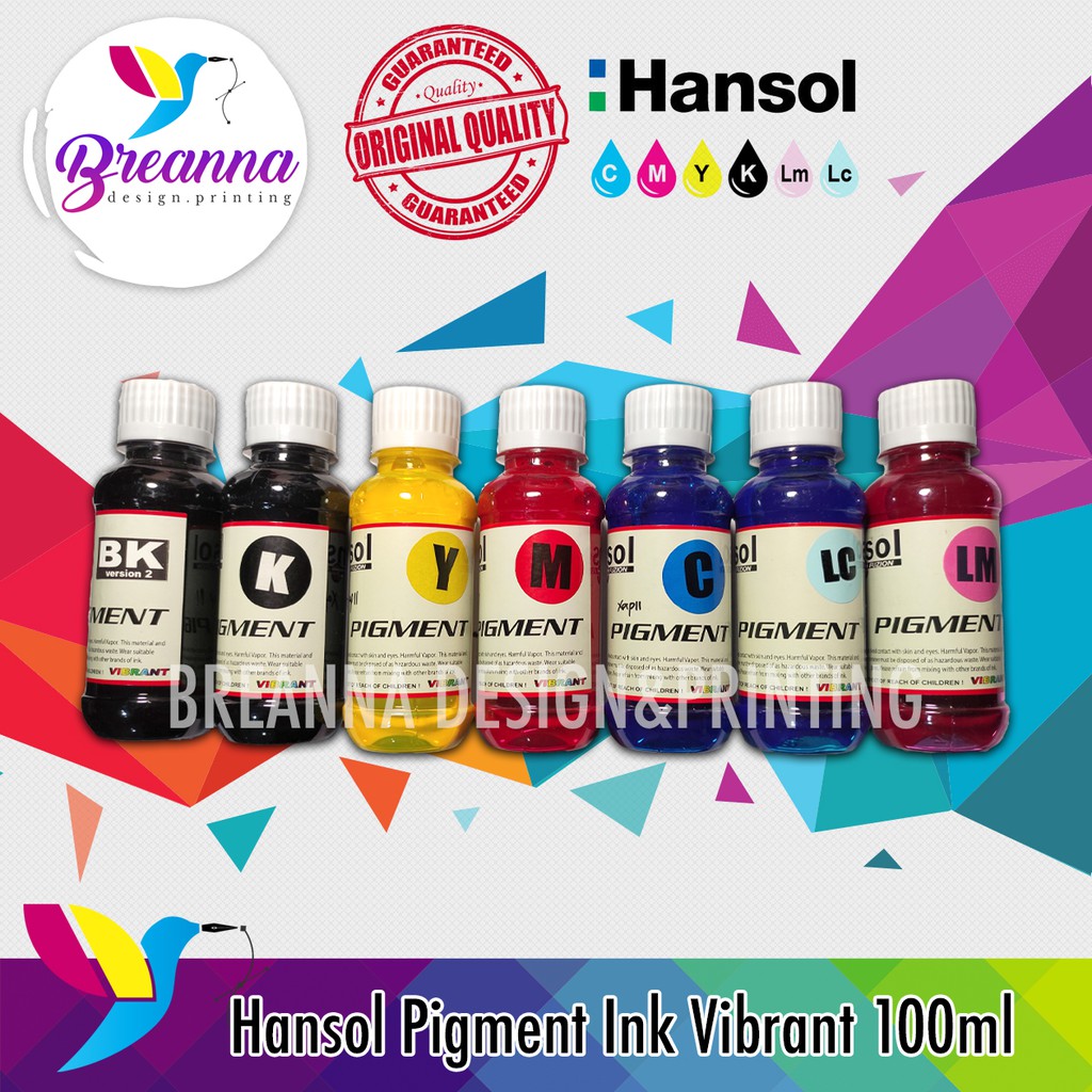 Hansol Pigment Ink Vibrant 100ml | Shopee Philippines