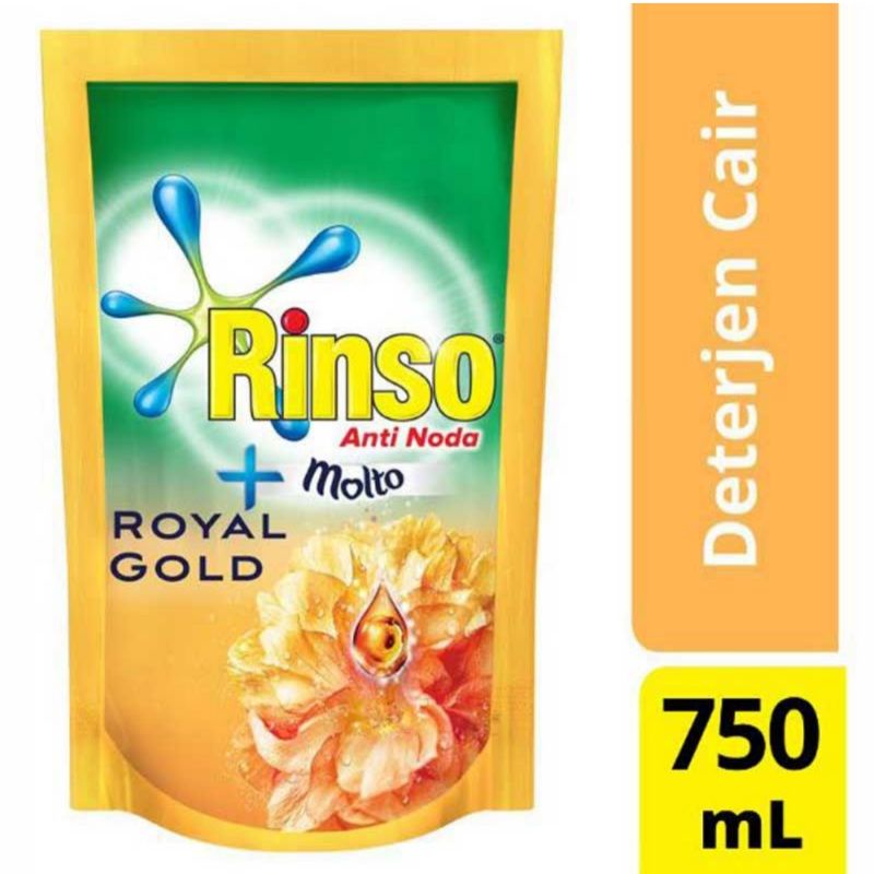 Rinso Molto Liquid Detergent Royal Gold 750g | Shopee Philippines
