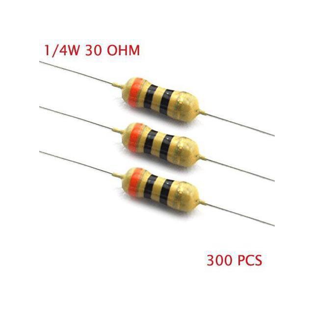30 Ohms Resistor 1/4Watts (sold per 10pcs) | Shopee Philippines