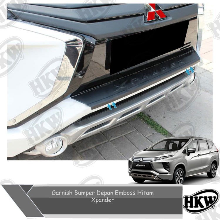 Front Bumper Front Bumper List Emboss Black Xpander Car | Shopee ...