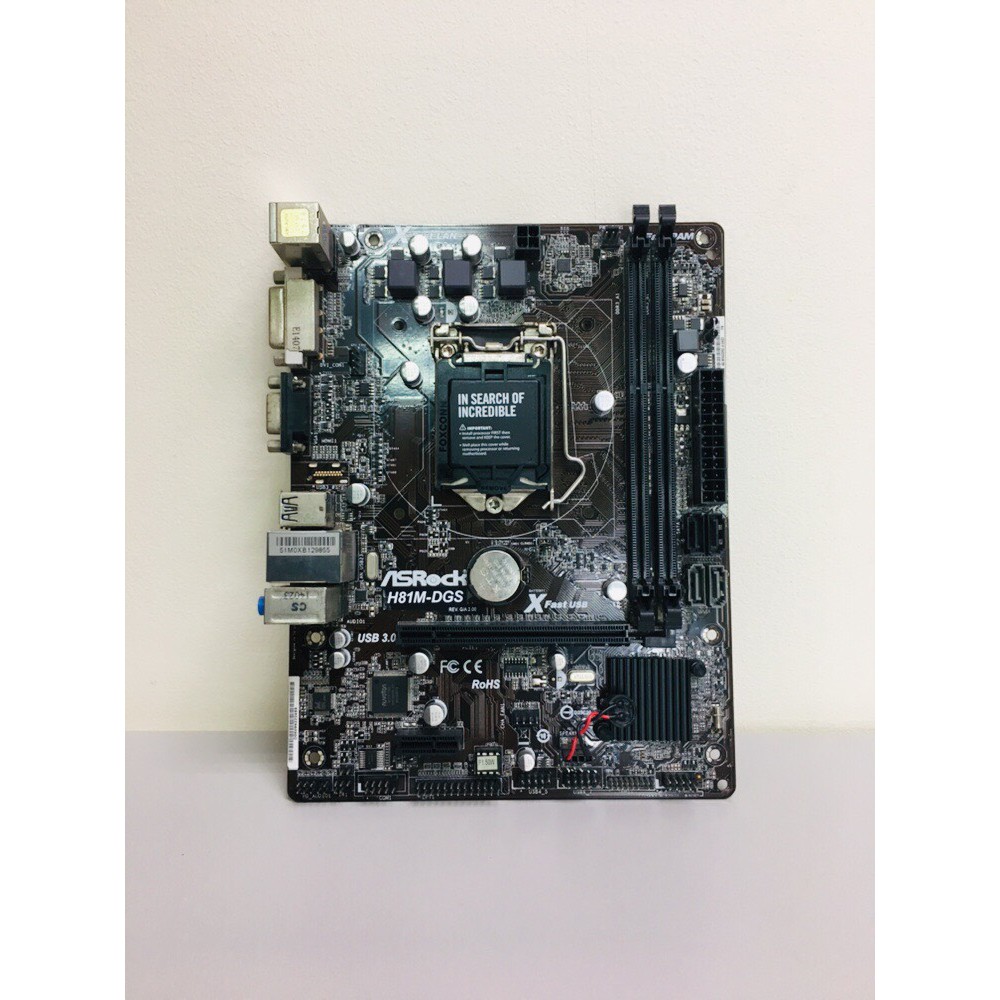 ASROCK H81M-DGS Desktop 4TH GEN Motherboard H81 Socket LGA 1150 i3 i5 ...