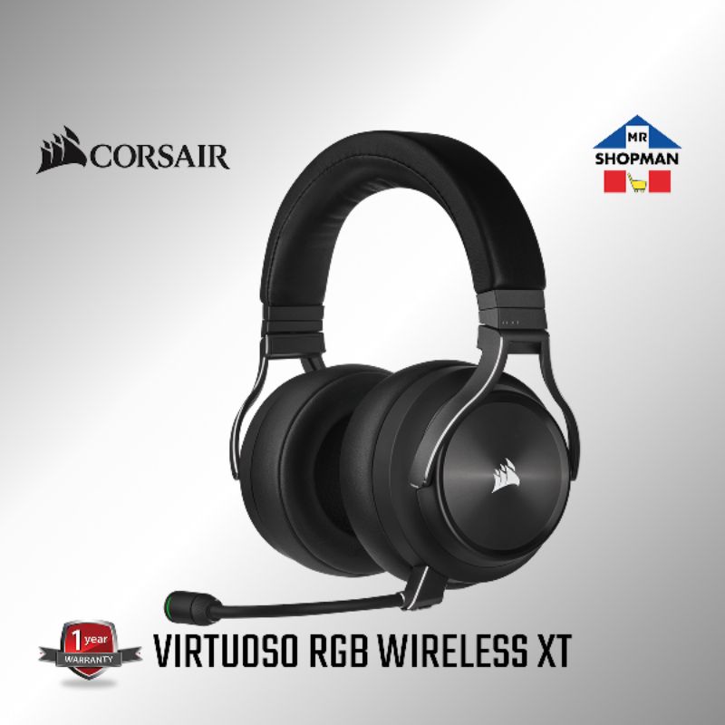 CORSAIR VIRTUOSO RGB Wireless XT High Fidelity Gaming Headset Slate ...