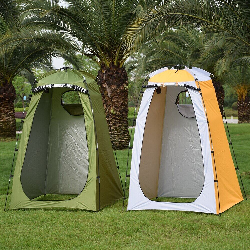 Portable Outdoor Shower Locker Room Camping Tent Privacy Toilet Shed ...