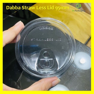 50pcs Dabba Plastic Cups, Straw Less, Dome & Flat Lids 95mm | Shopee ...