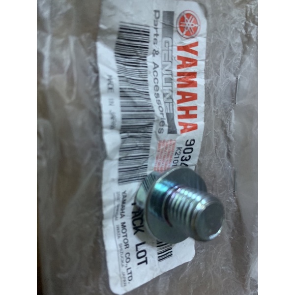 DRAIN PLUG YAMAHA SZ16 FZ16 FZi GENUINE PARTS | Shopee Philippines