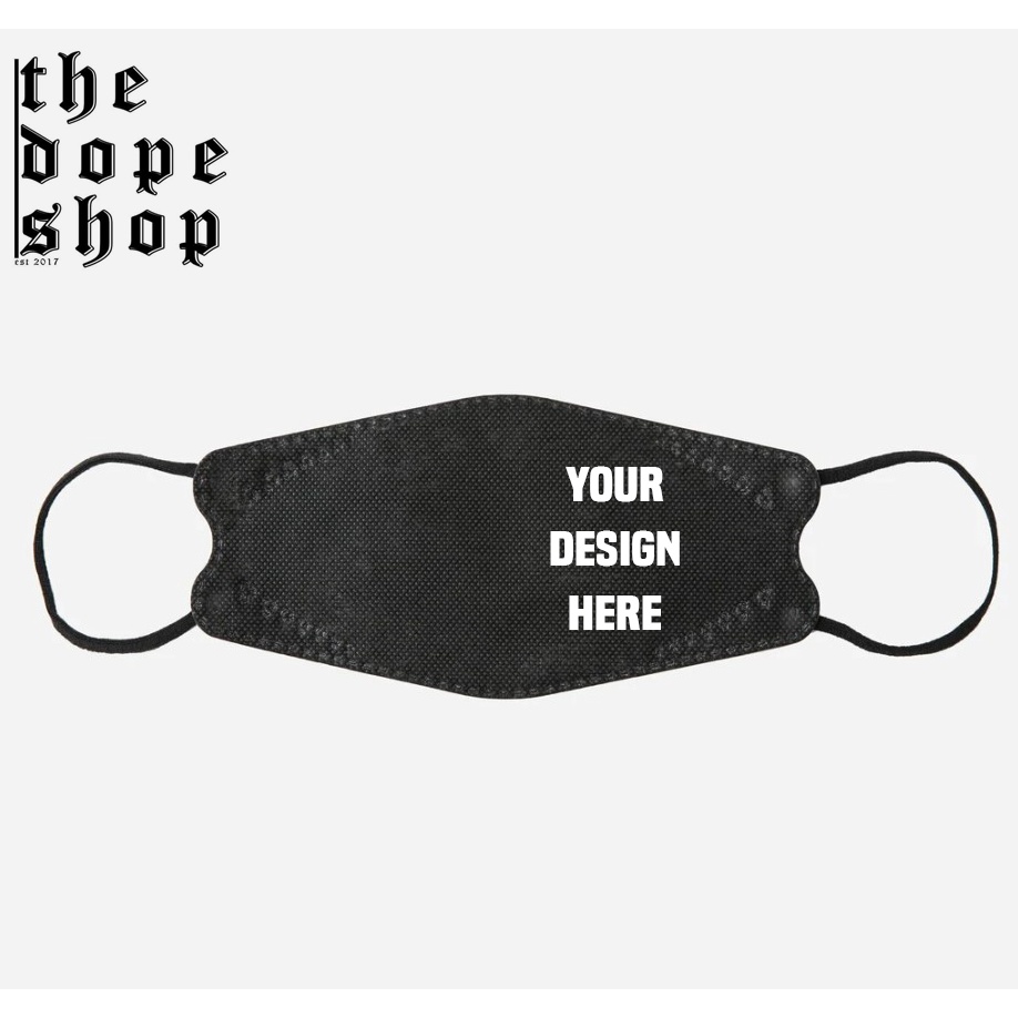 Customize Disposable Face Mask Personalize logo The Dope Shop | Shopee ...