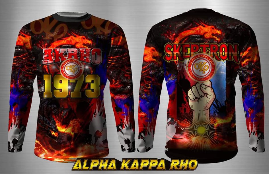 Alpha Kappa Rho Frat 3D Long Sleeve T-Shirt | Shopee Philippines