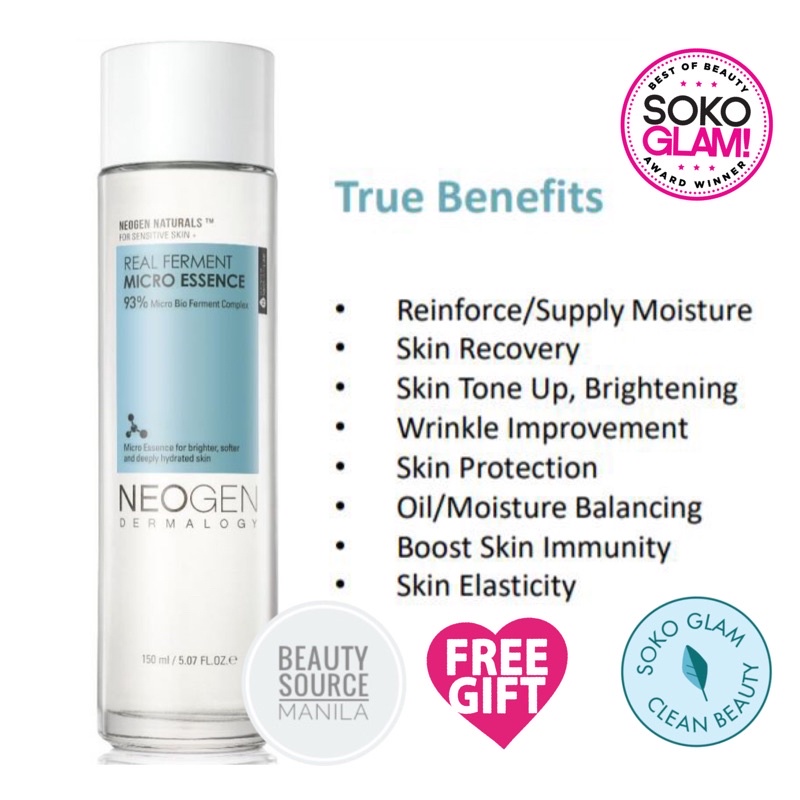 NEOGEN DERMALOGY REAL FERMENT MICRO ESSENCE 150ML | Shopee Philippines