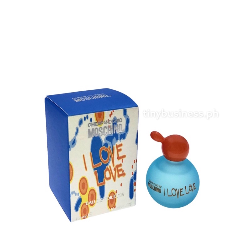 [TRAVEL SiZE ] Authentic Cheap & Chic I Love Love Moschino | Shopee ...