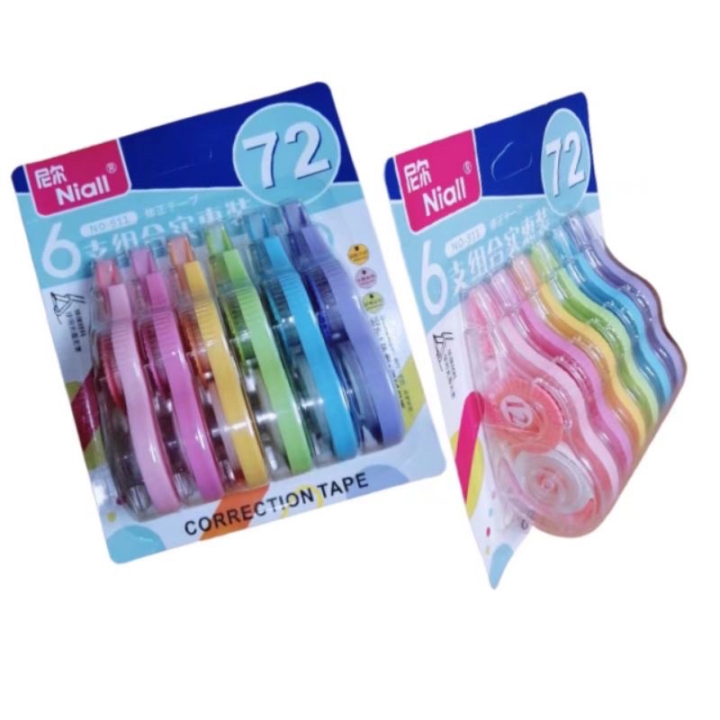 6n1 Colored Correction Tape 72mm | Shopee Philippines