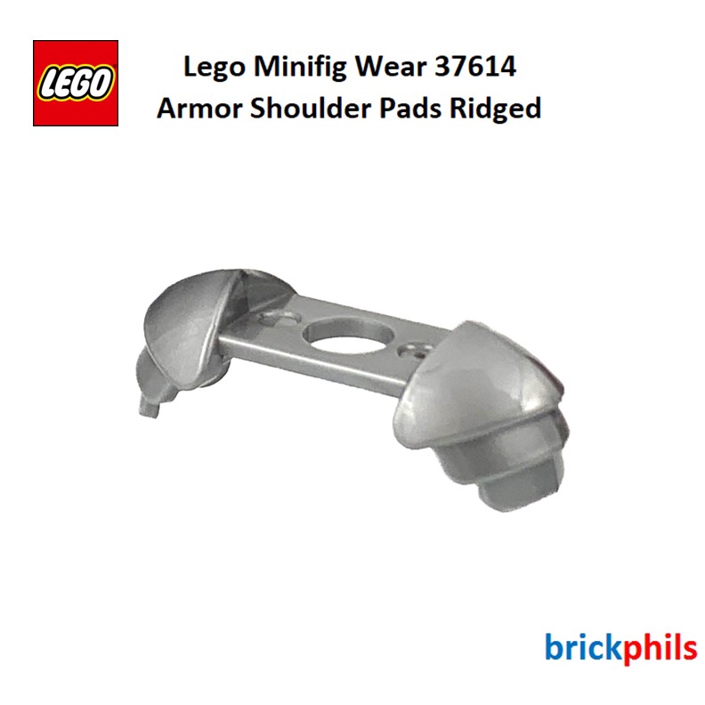 Lego Minifig Wear 37614 Armor Shoulder Pads Ridged | Shopee Philippines