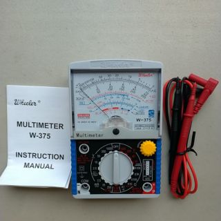 Original Wheeler Analog Multitester Tester W-375 Multimeter Multi ...
