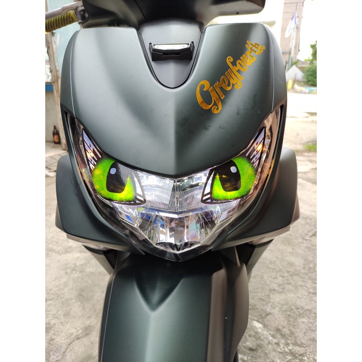 Winker For Yamaha Gravis Green Toothless Eyes | Shopee Philippines