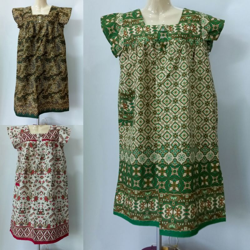 Large Size Cotton Batik Daster pambahay Sq neck (thai-burma-turkey ...