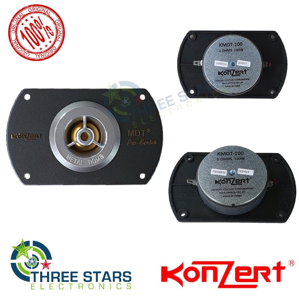 2021 Original Konzert KMDT-100 100W 8 Ohms 3x5 Inches Metal Dome ...
