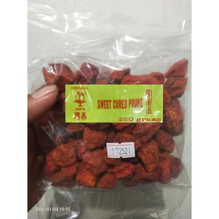 Kiamoy ( dried sweet cured prune ) and champoy 250 grams & 100 grams ...