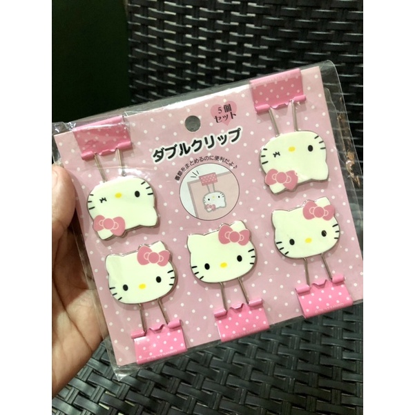 Authentic Sanrio Hello kitty paper clip set | Shopee Philippines