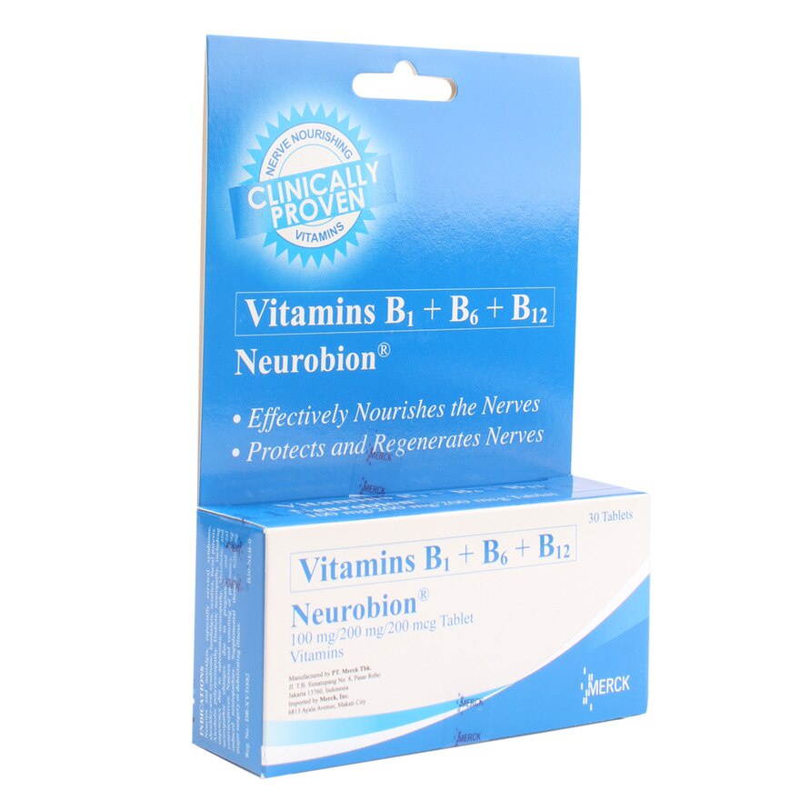 NEUROBION Neurobion Tablet 100mg X 30 Box | Shopee Philippines
