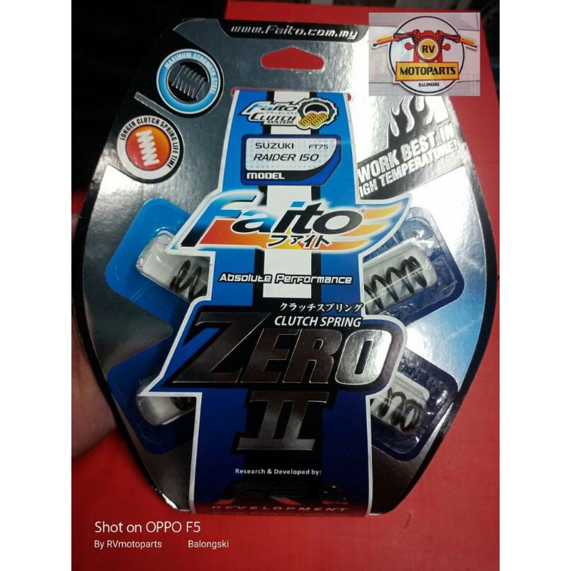 FAITO Clutch Spring & Lining For Raider 150 Carb & F.i | Shopee Philippines