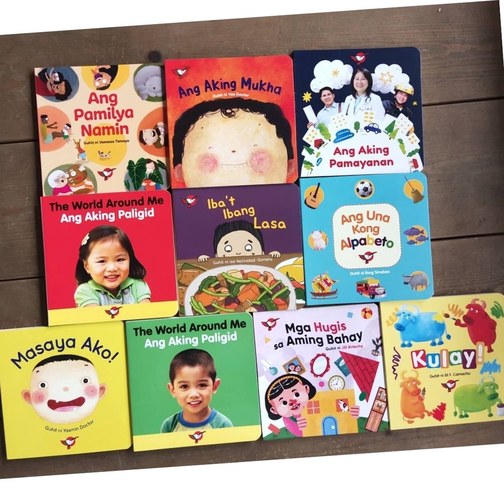 Adarna board books for kids - English-Tagalog books | Shopee Philippines