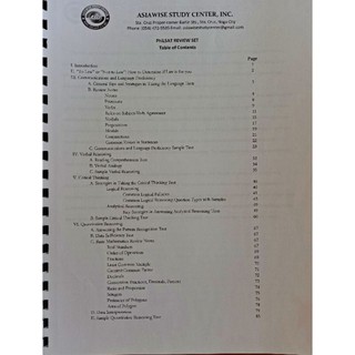 Philippine Law School Admission Test (PhiLSAT) Reviewer | Shopee ...
