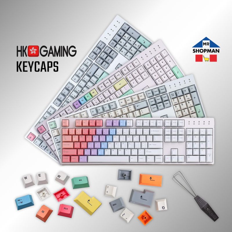 HK Gaming PBT Keycaps Set Key Cap | Shopee Philippines