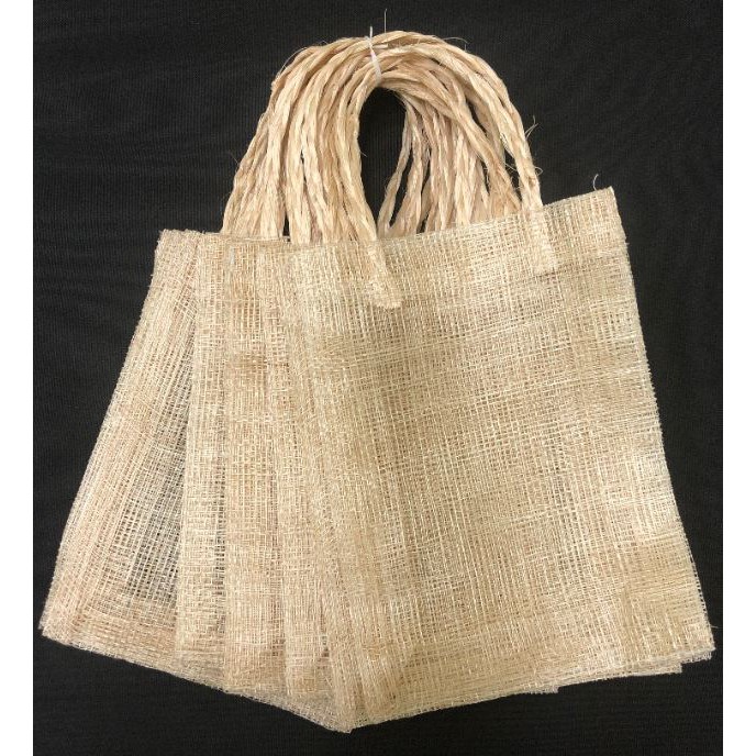 Sinamay Bag with Braided Abaca Handles 5x2x7inches | Shopee Philippines