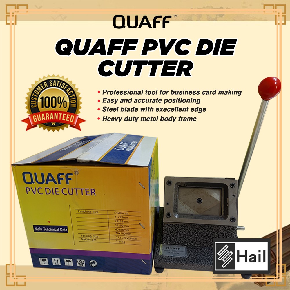 QUAFF PVC CARD DIE CUTTER (ID SIZE) | Shopee Philippines