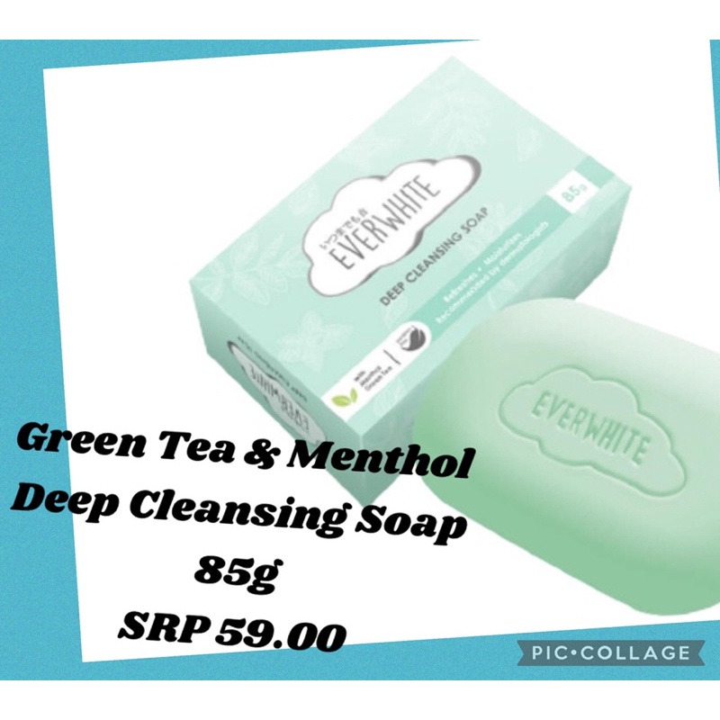 Everwhite Green Tea Soap 85g | Shopee Philippines