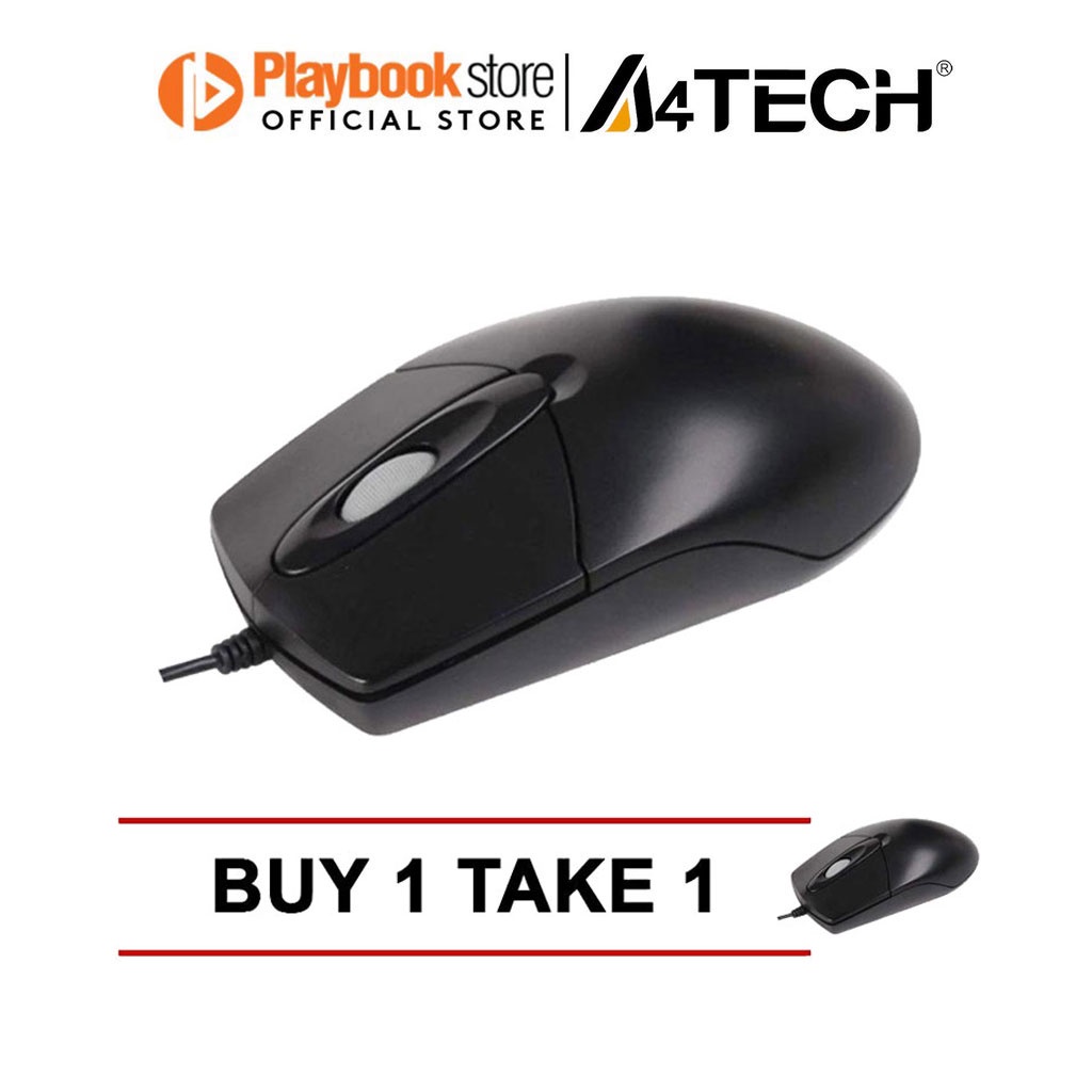 A4Tech Op-720 Optical USB Mouse (Black) - Buy 1 Take | Shopee Philippines