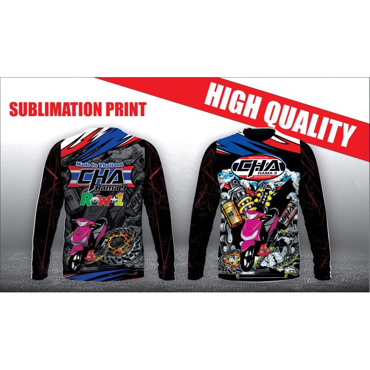 Sublimation Long Sleeve, Full Print, Thailook Design, Thailand Design, 137,CHA 3D printed long ...