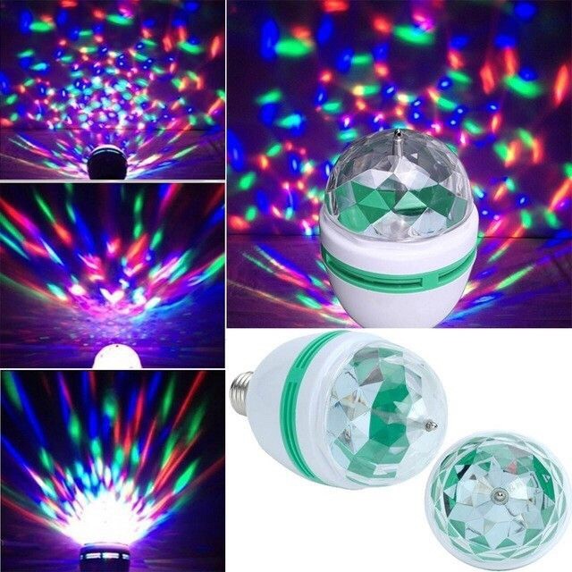 Disco Bulb Lamp Auto Rotating Stage Dancing Light | Shopee Philippines