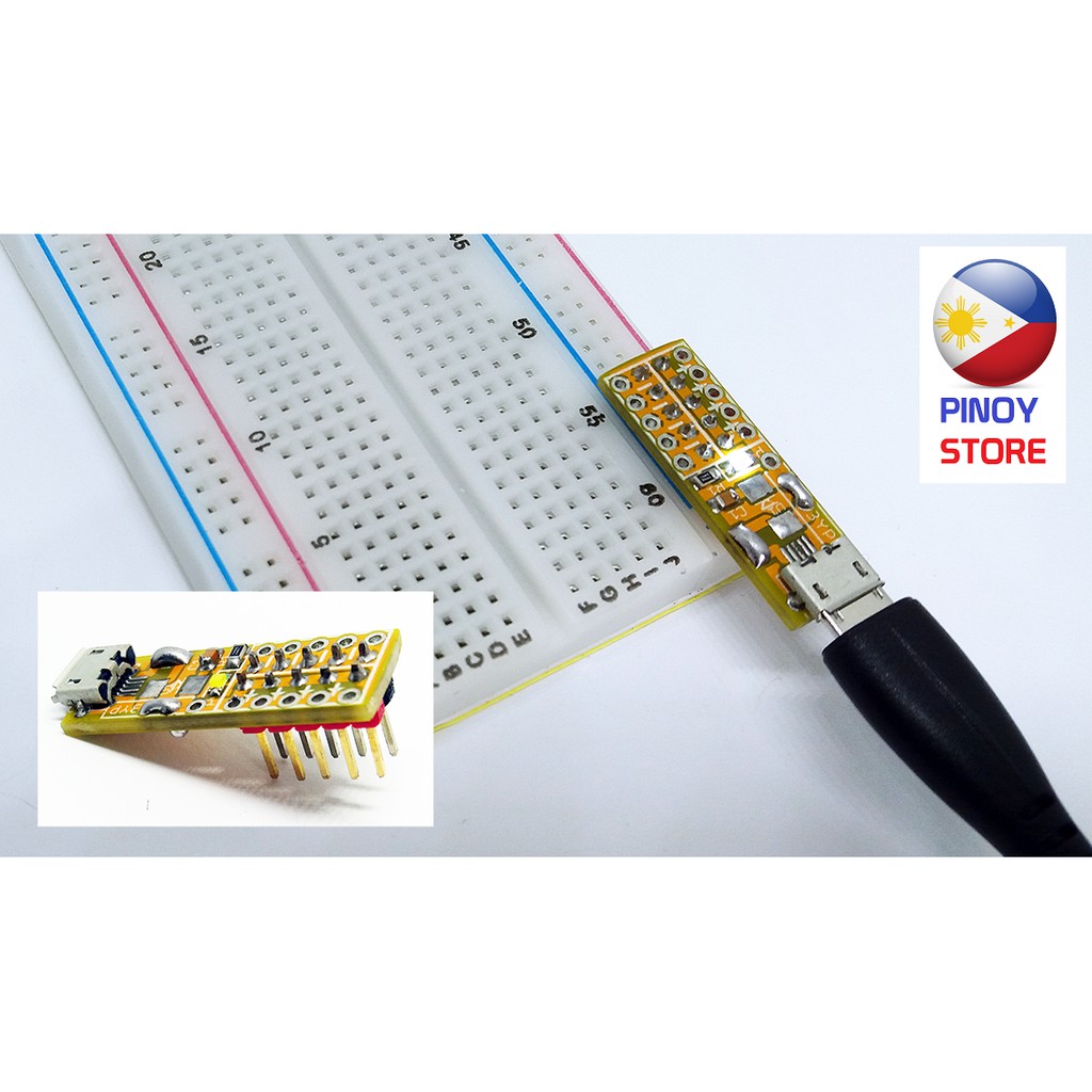 LC-076 Kimat microUSB to Breadboard Adapter module for USB breadboard ...