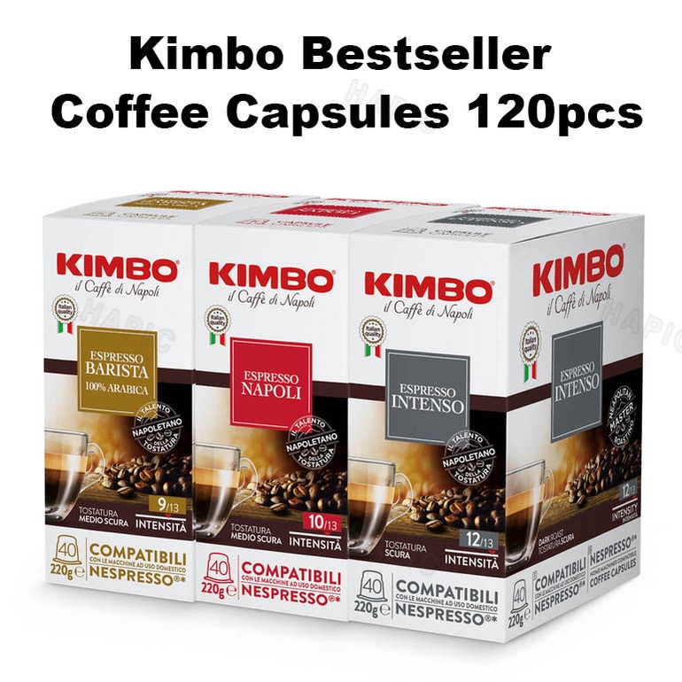 Kimbo Bestseller Coffee Capsules 120pcs | Shopee Philippines