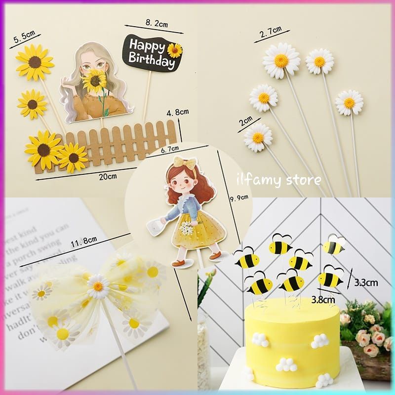 Flower Shape Cake Topper | Shopee Philippines