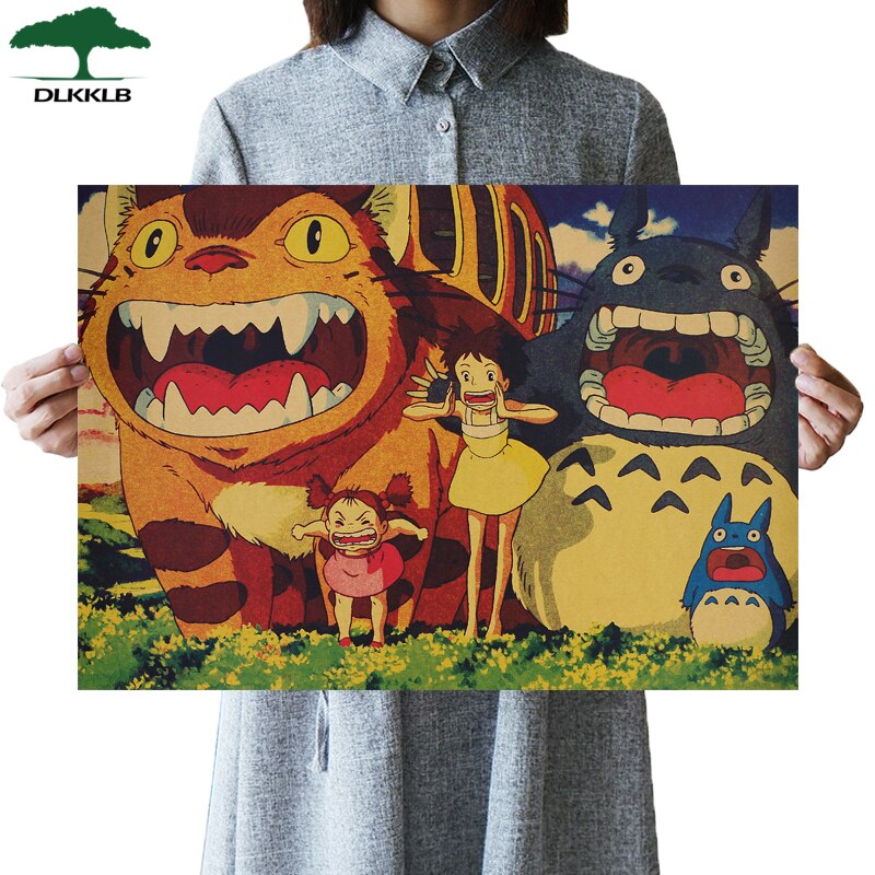 DLKKLB Classic Cartoon Movie Poster Kraft Paper Poster Wall Stickers ...