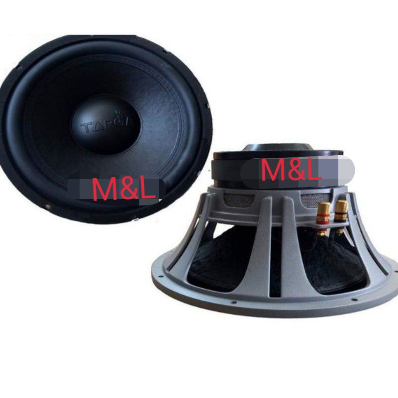 TARGA X-150-DVC-i 15" 500W Subwoofer With Double Voice Coil | Shopee ...