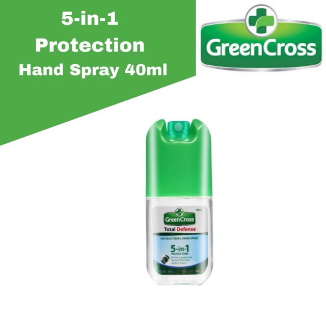 Green Cross Antibacterial Hand Spray 40ML | Shopee Philippines