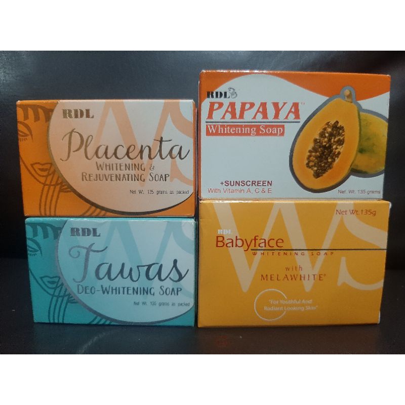 Rdl Whitening/Placenta/Sunscreen Soap | Shopee Philippines