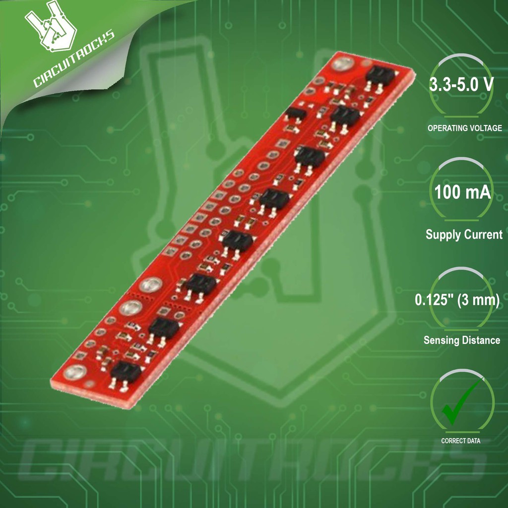 Qtr-8Rc Reflectance Sensor Array | Shopee Philippines
