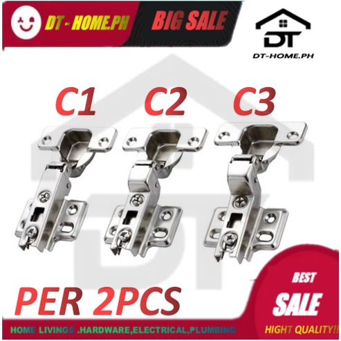 AMERILOCK Concealed Hinges Regular for Cabinet DIY C1.C2.C3 (1 PAIRS) | Shopee Philippines