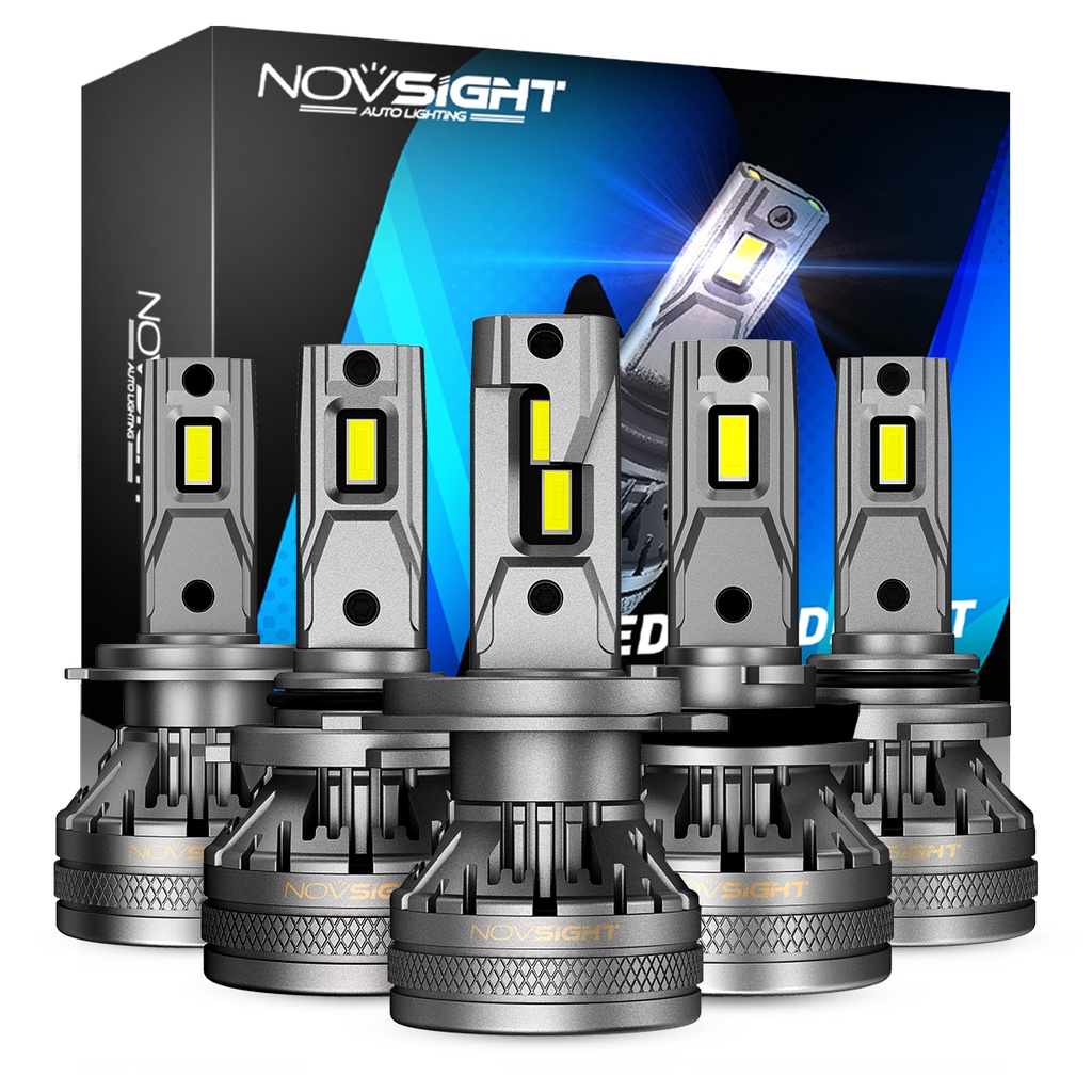 120W 22000LM A Pair NEW Novsight N37 Car LED Headlight Extremely Bright ...