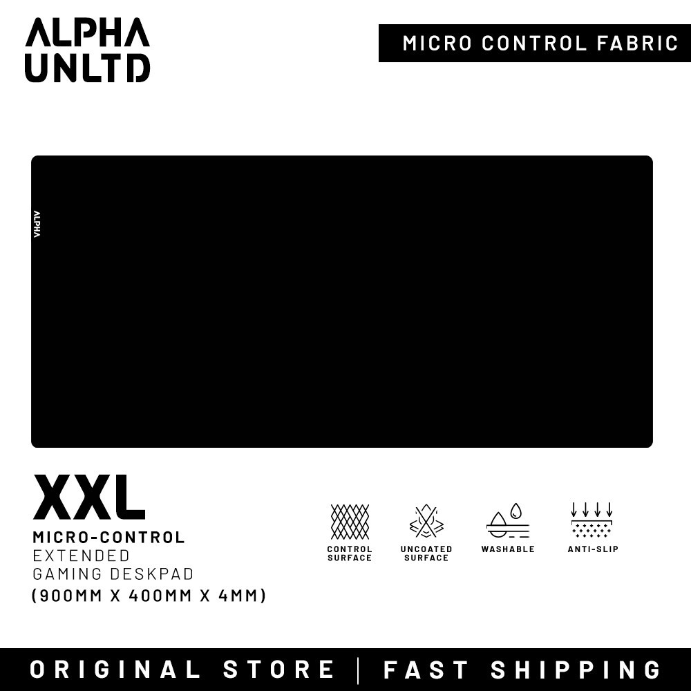 Alpha Unltd Gaming Mousepad XXL | MICRO-CONTROL | (900x400x4mm ...