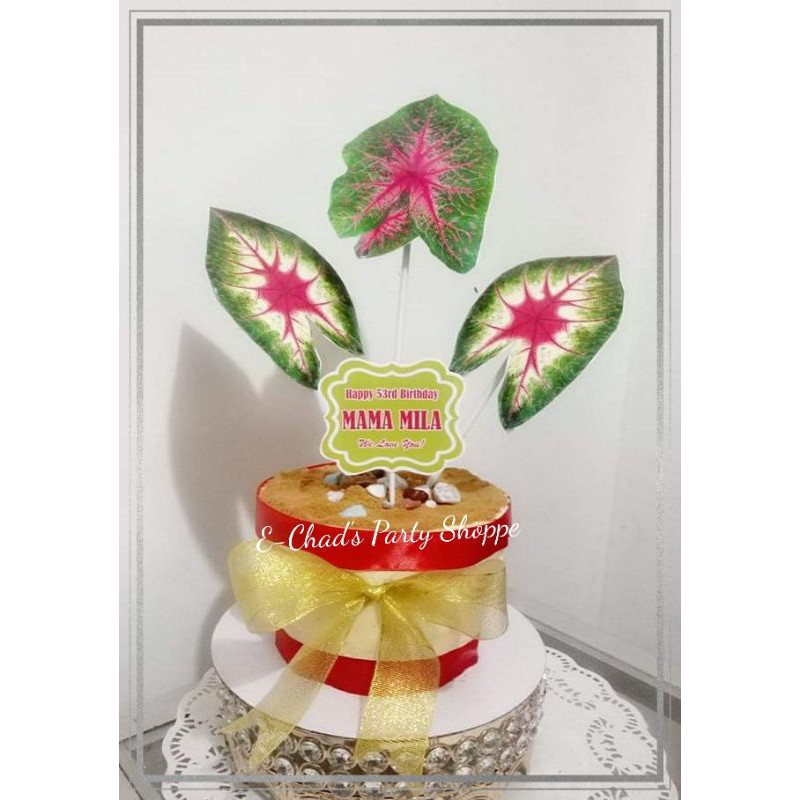 Plants Theme Cake Topper Set | Shopee Philippines