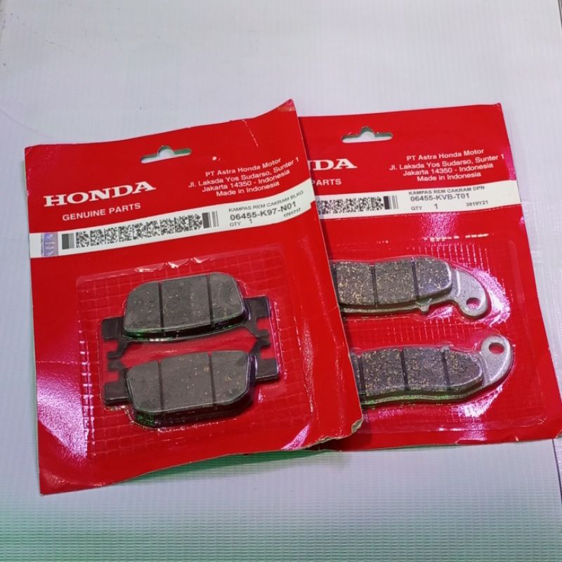 Honda ADV150 PCX160 ABS Type Brake Pad Set Front Rear | Shopee Philippines