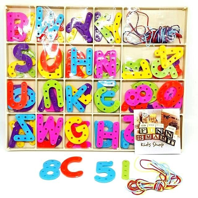 Lacing Letters Lower Case Plastic (26) 11 Cm Alphabet Learning Children | ubicaciondepersonas ...